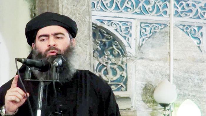 البغدادي خليفة داعش ينفي مقتله فجروا براكين الجهاد فالخلافة ام