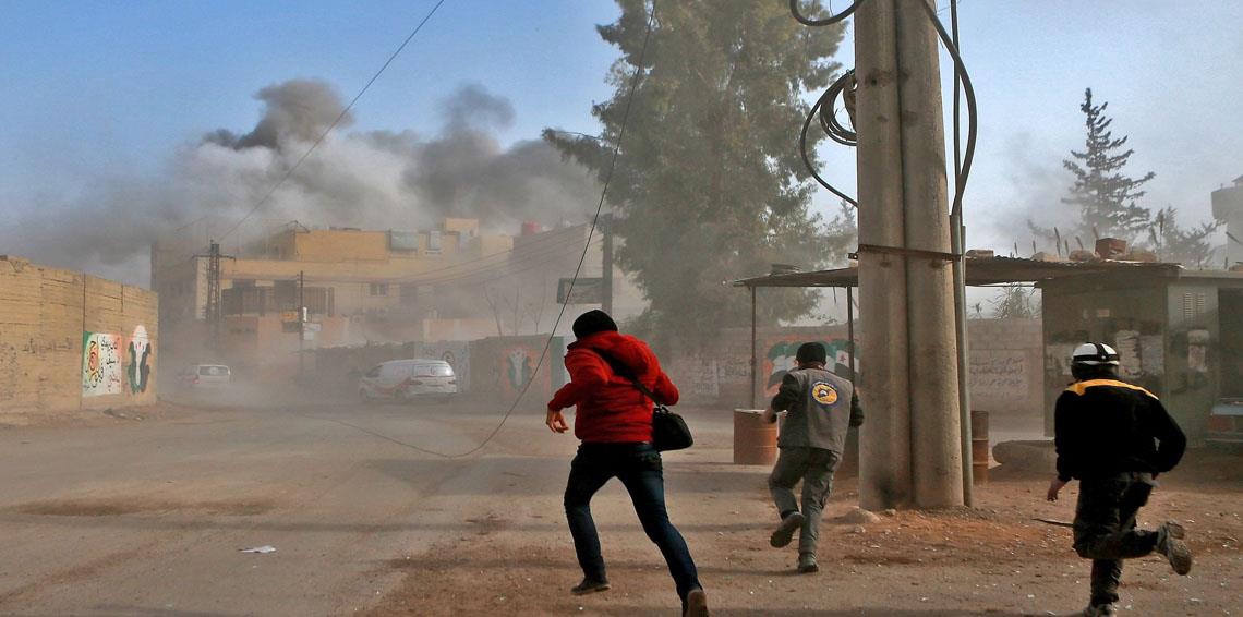 مقتل مدنيًا في قصف للنظام السوري على الغوطة الشرقية